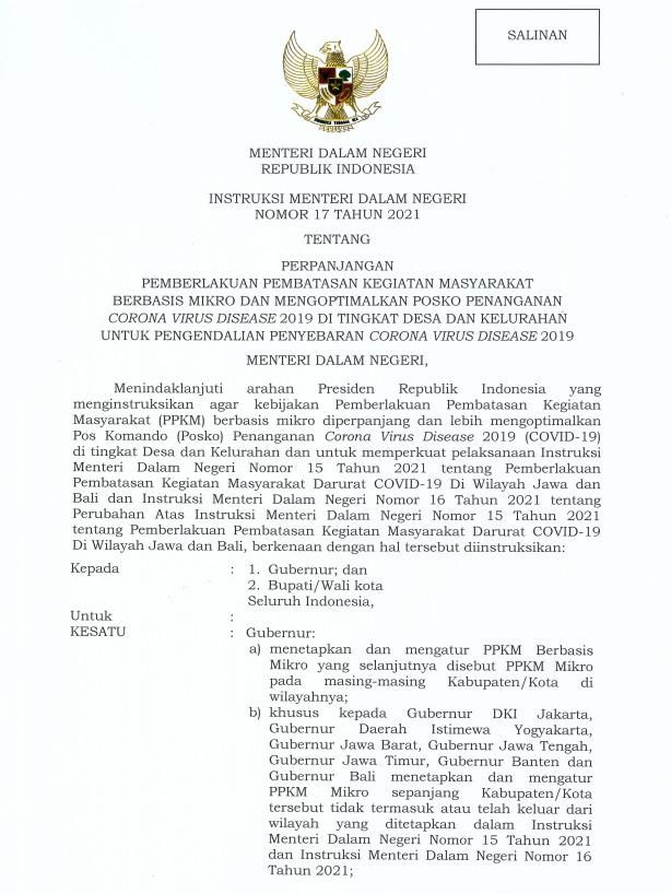 Provinsi Kepri Masuk Perpanjangan PPKM Mikro Dalam 43 Daerah di Luar ... Provinsi Kepri Masuk Perpanjangan PPKM Mikro Dalam 43 Daerah di Luar ...